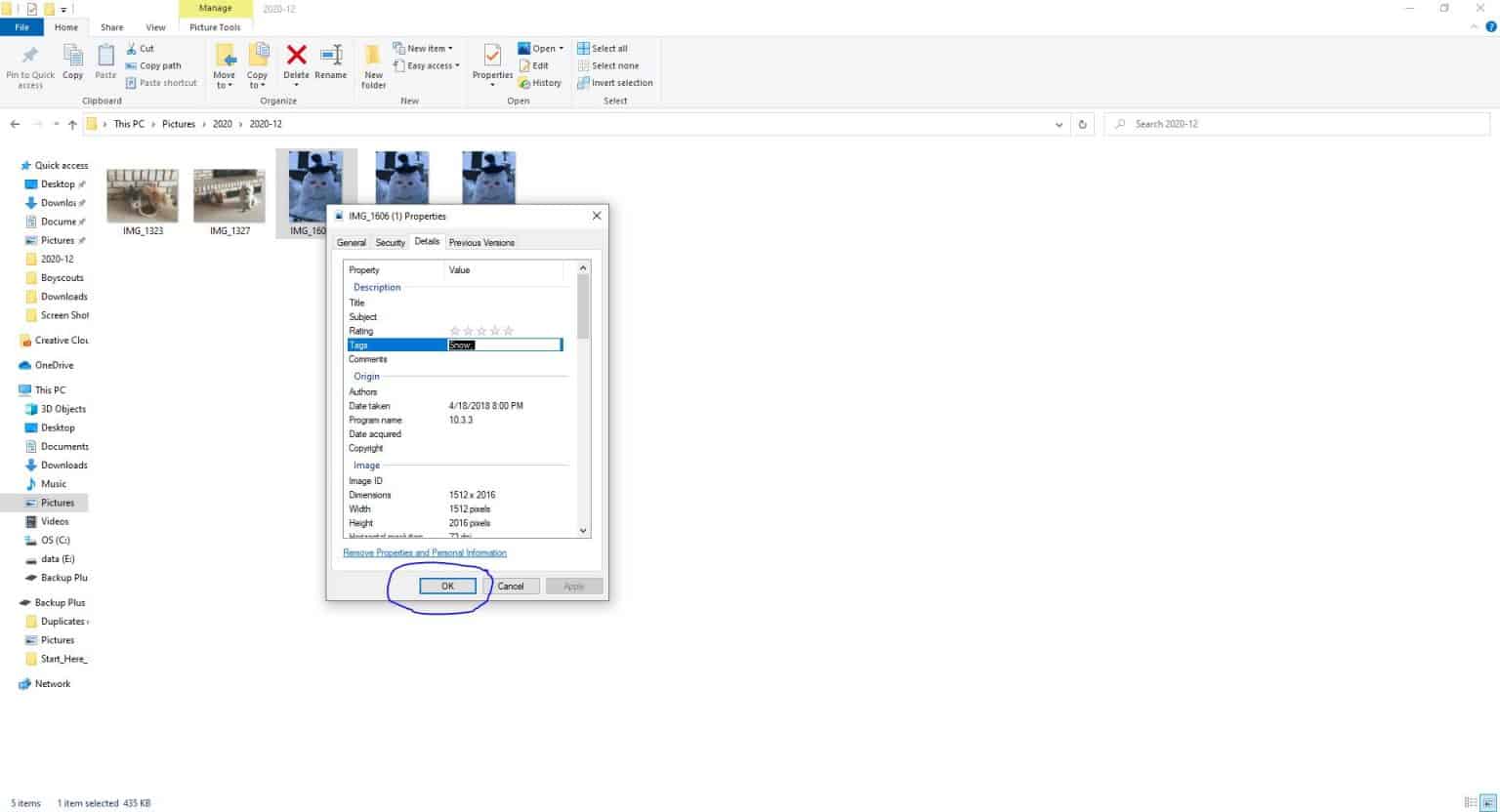 Can you Tag Photos in Windows 10 or 11? - Memories for You Co
